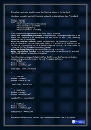 Card Games in C++ | PDF