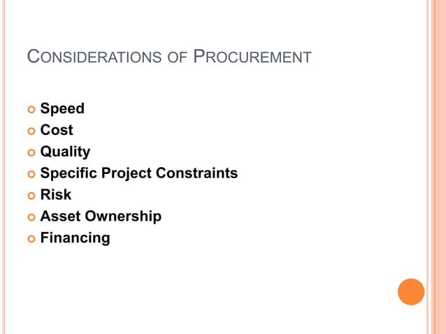 What is Procurement | PPTX