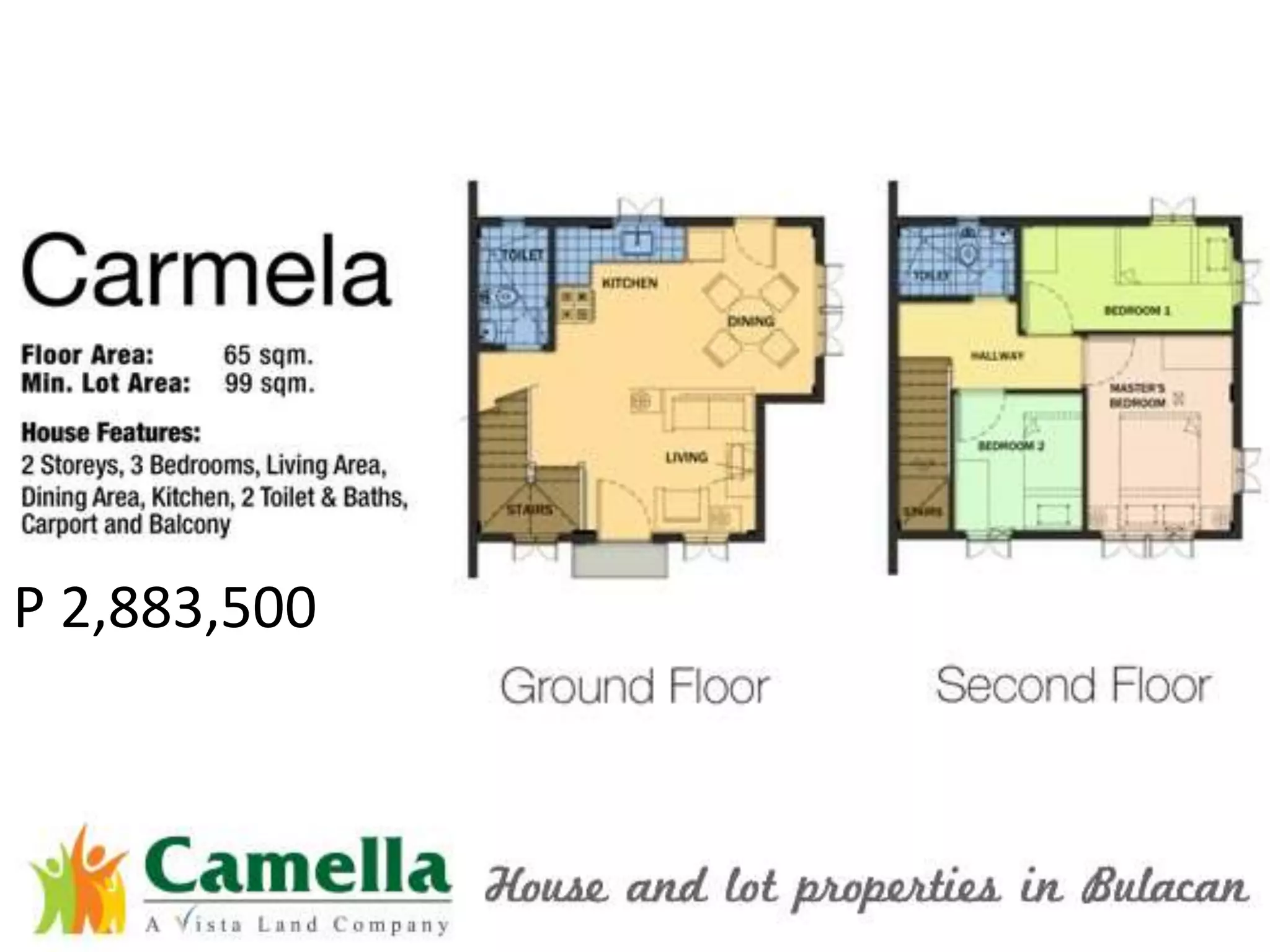 Carmela House Model in Camella Bulacan | PPTX