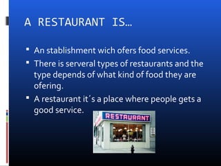 Pro 1°partial Types of Restaurant | PPT