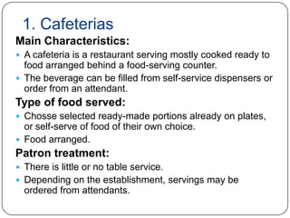 types of restaurants | PPT