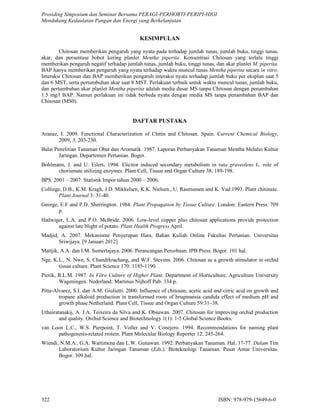 INDUKSI PROLIFERASI TUNAS IN VITRO Mentha piperita MELALUI PENAMBAHAN BAP DAN CHITOSAN | PDF