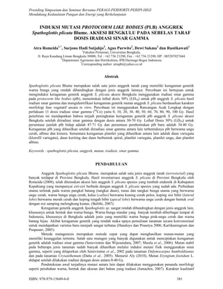 INDUKSI MUTASI PROTOCORM LIKE BODIES (PLB) ANGGREK Spathoglottis ...