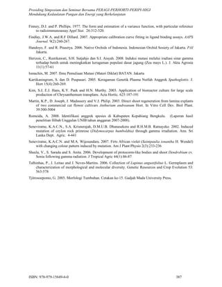 INDUKSI MUTASI PROTOCORM LIKE BODIES (PLB) ANGGREK Spathoglottis ...