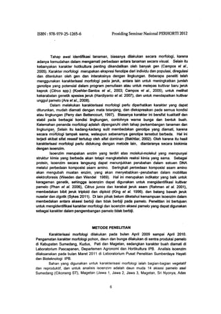 KARAKTERISASI MORFOLOGI DAN BIOKIMIA AKSESI PAMELO {Citrus maxima (Burm ...