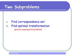 Protein Structure Alignment | PPT
