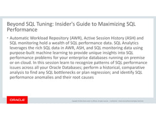 Beyond SQL Tuning: Insider's Guide to Maximizing SQL Performance | PPT