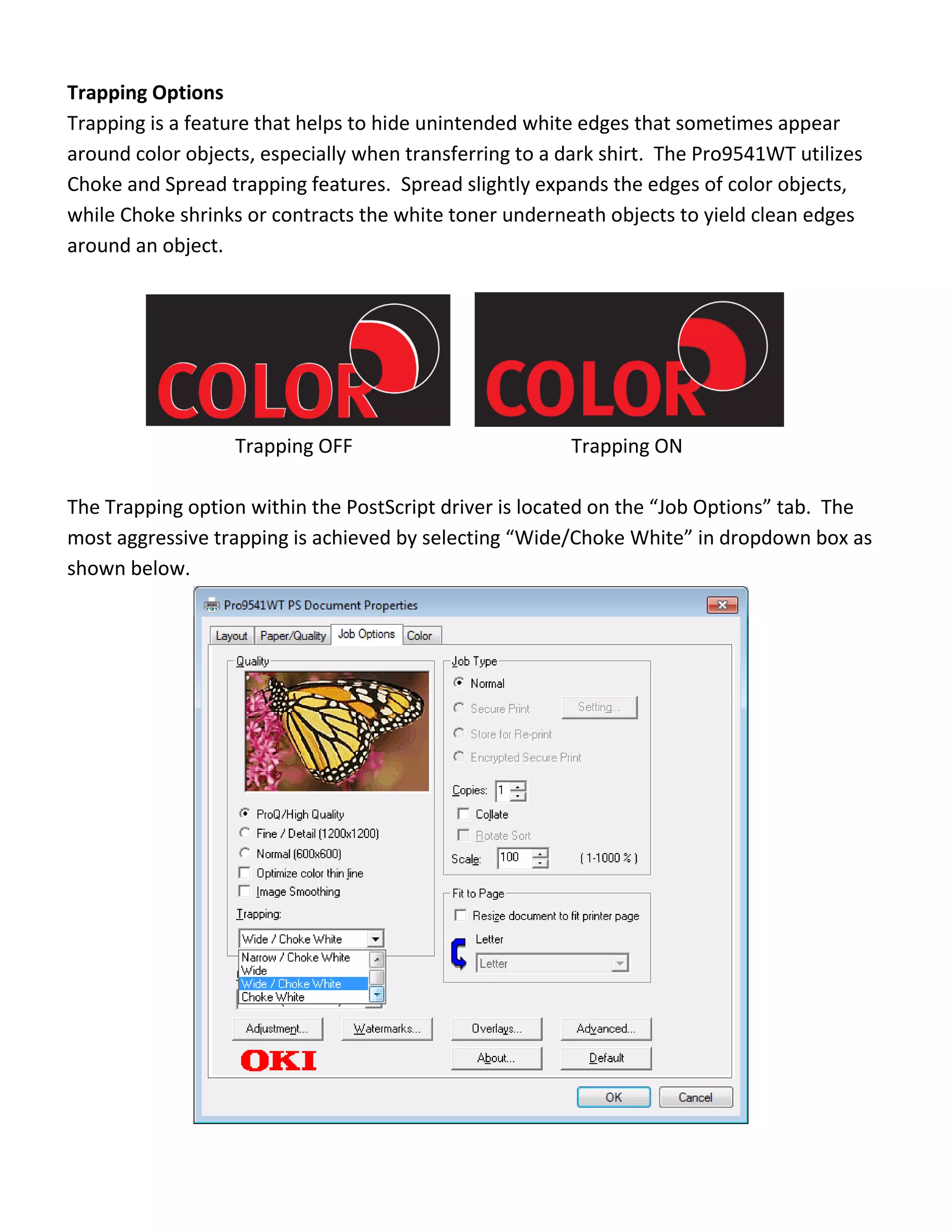 OKI Pro9541WT Transfer Printer | PDF