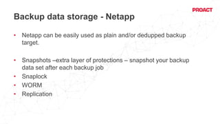 Proact backup and storage vs ransomware 2021 | PPT