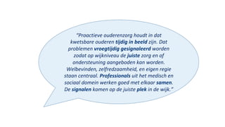 Proactieve ouderenzorg | PDF