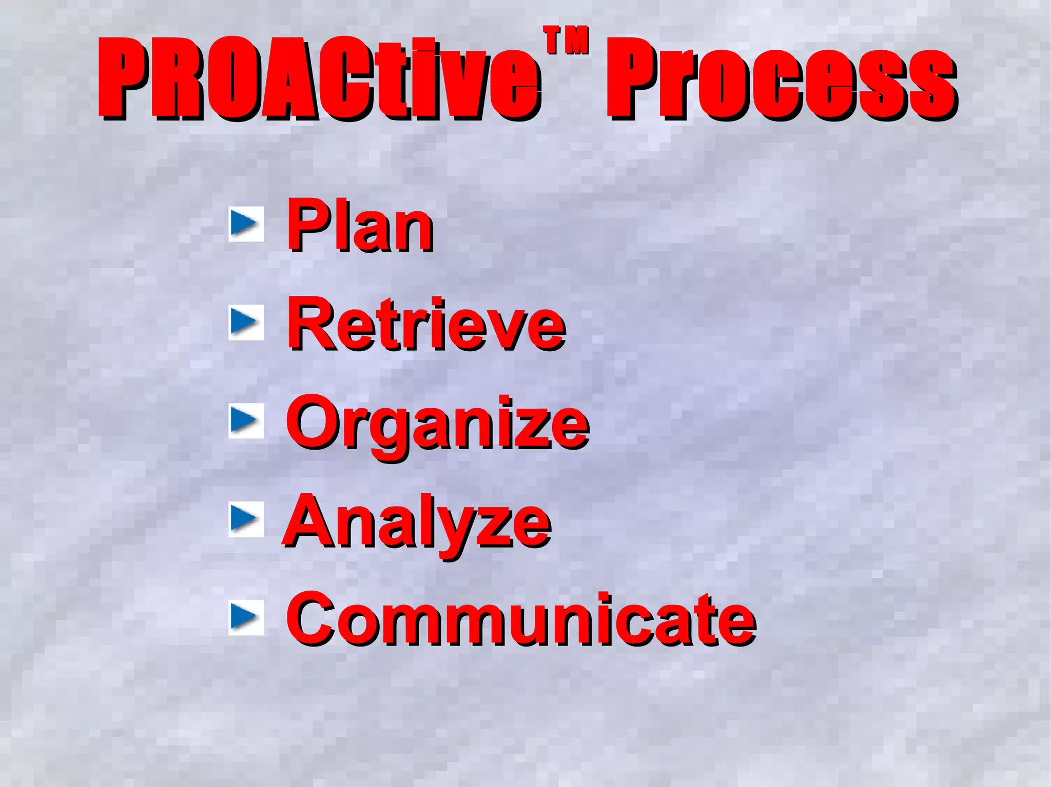 PROACtive Process Overview | PDF