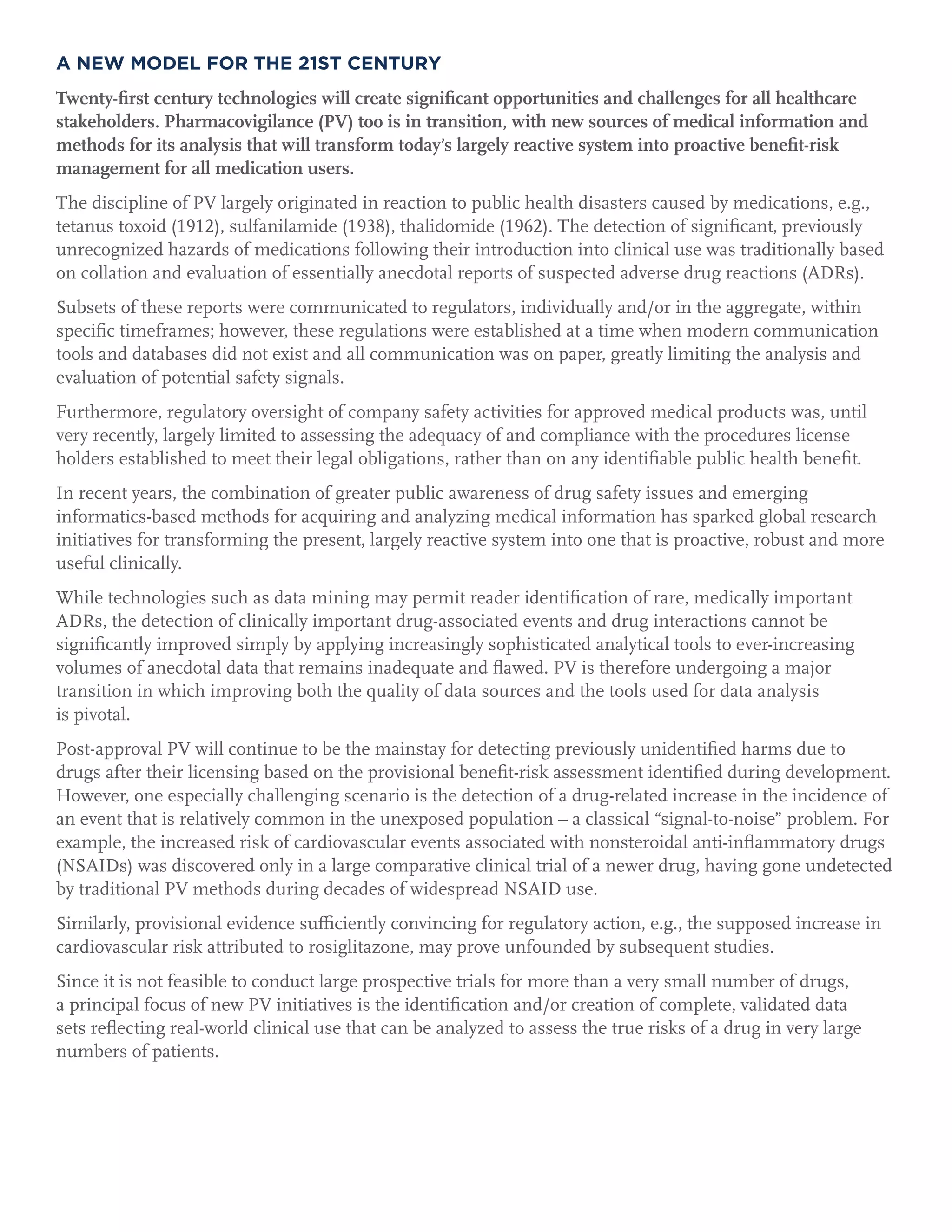 Proactive Pharmacovigilance | PDF