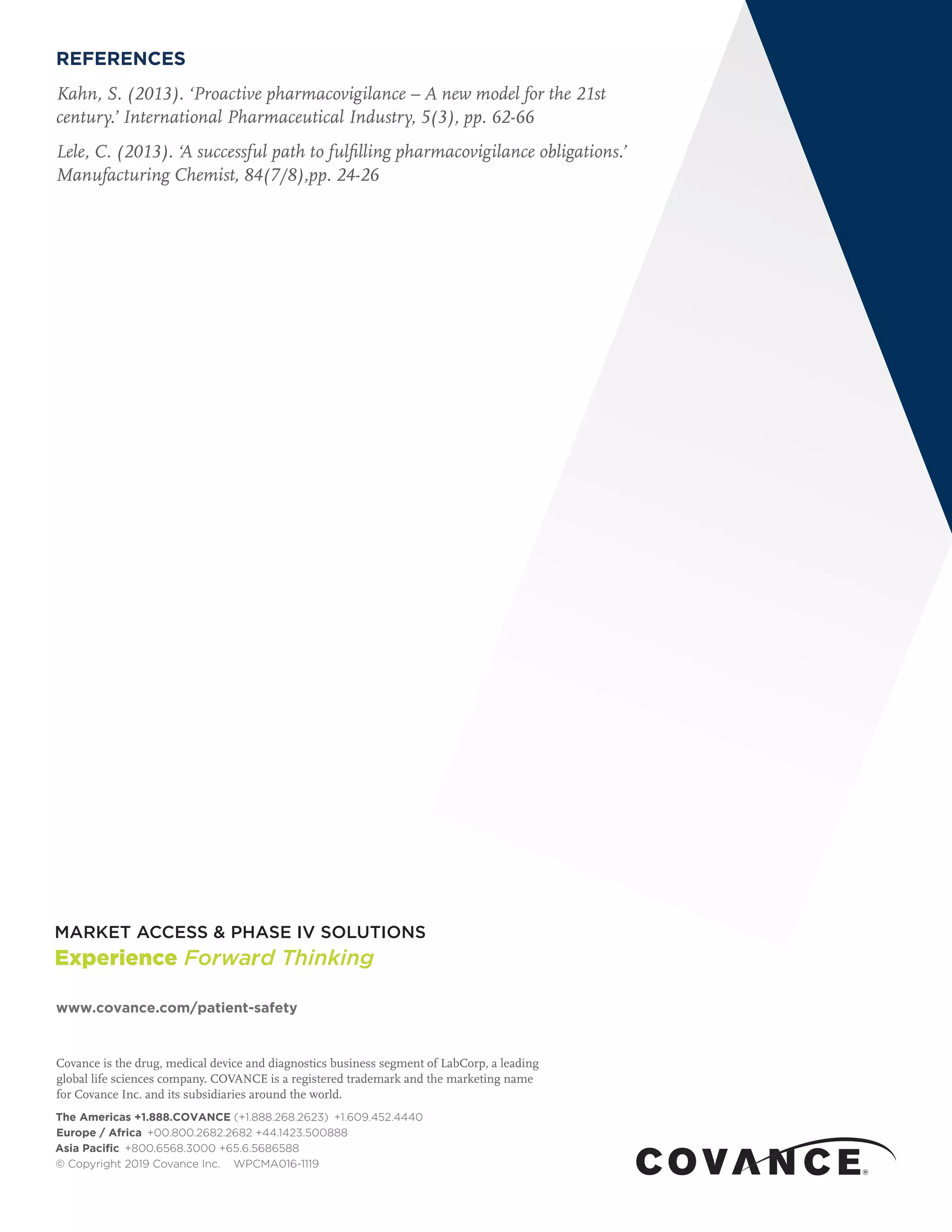 Proactive Pharmacovigilance | PDF