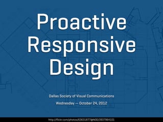 Proactive Responsive Design | PPT