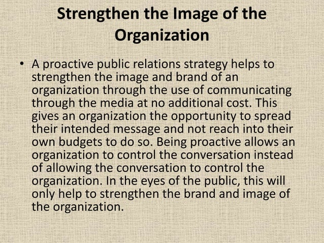 Proactive and Reactive Public Relations | PPT