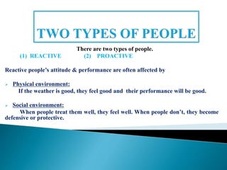 Proactive attitude | PPTX