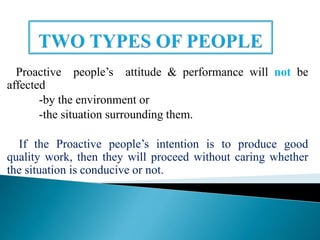 Proactive attitude | PPTX