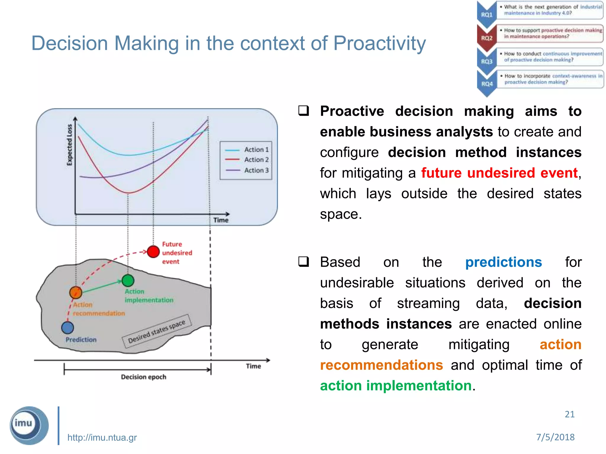 Proactive computing in industrial maintenance decision making | PPT
