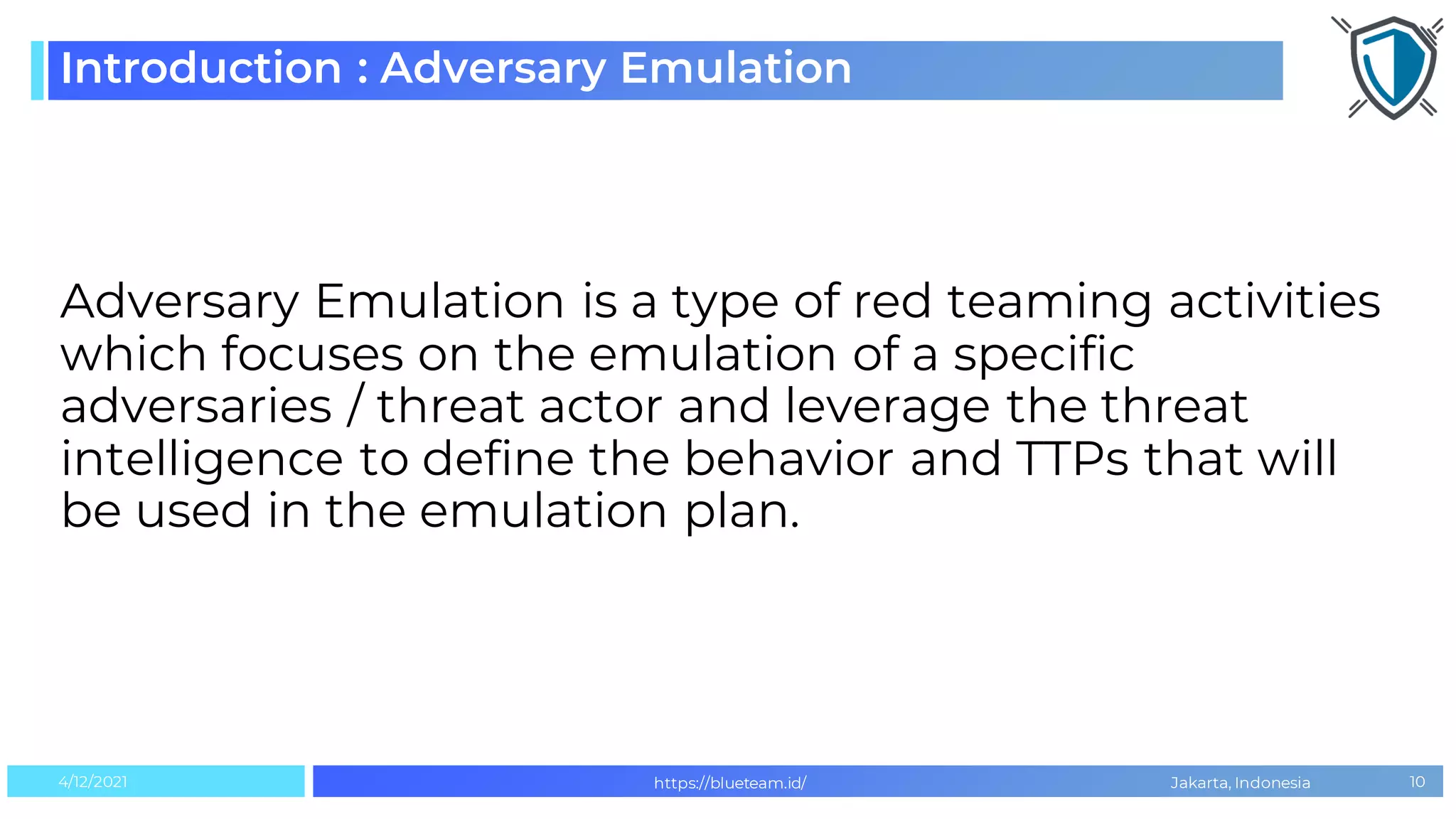 Proactive cyber defence through adversary emulation for improving your ...