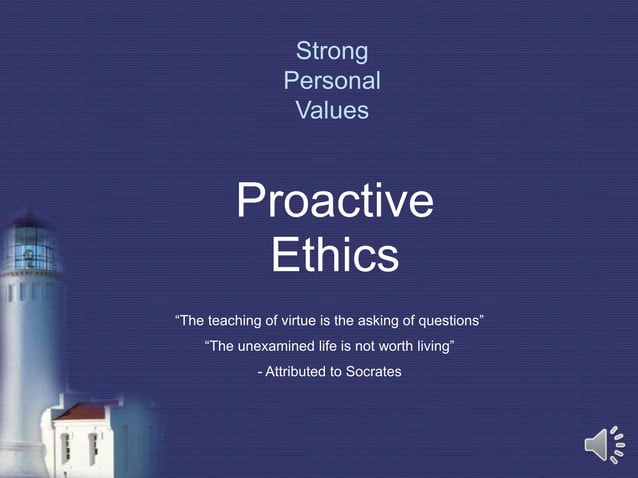 Proactive ethics | PPTX