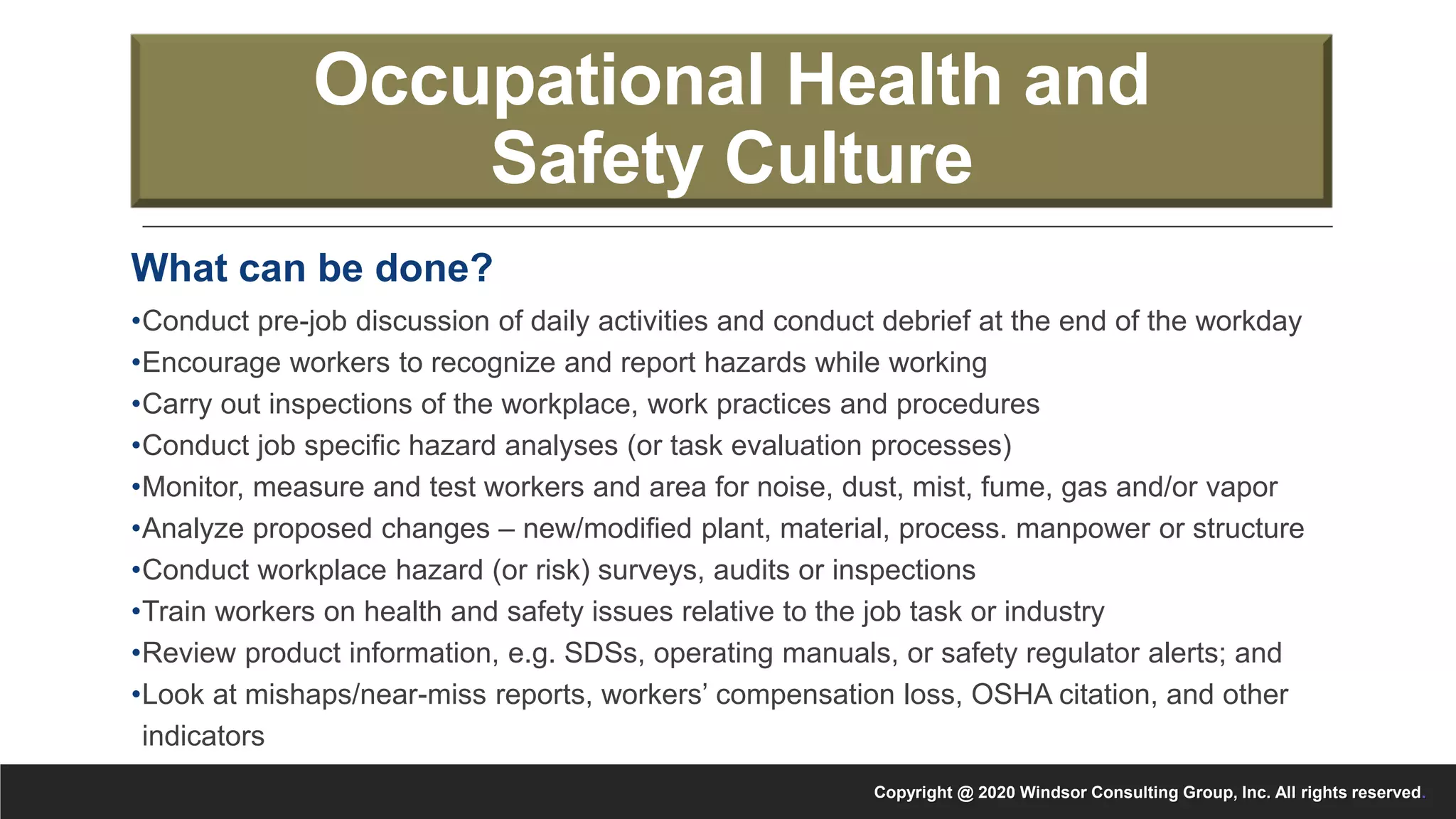 Proactive Health and Safety Management | PPTX