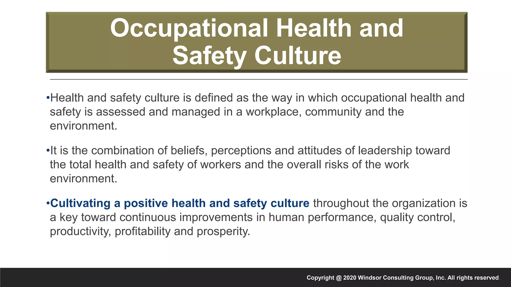 Proactive Health and Safety Management | PPTX