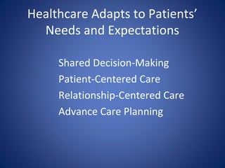 Proactive Health Care Choices Presentation | PPT