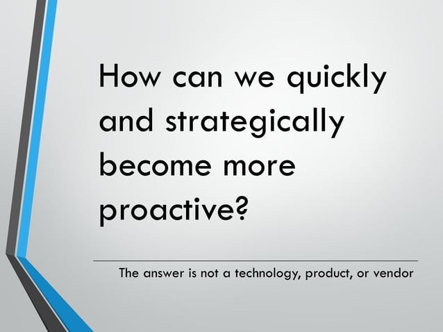 Proactive information security michael | PPT