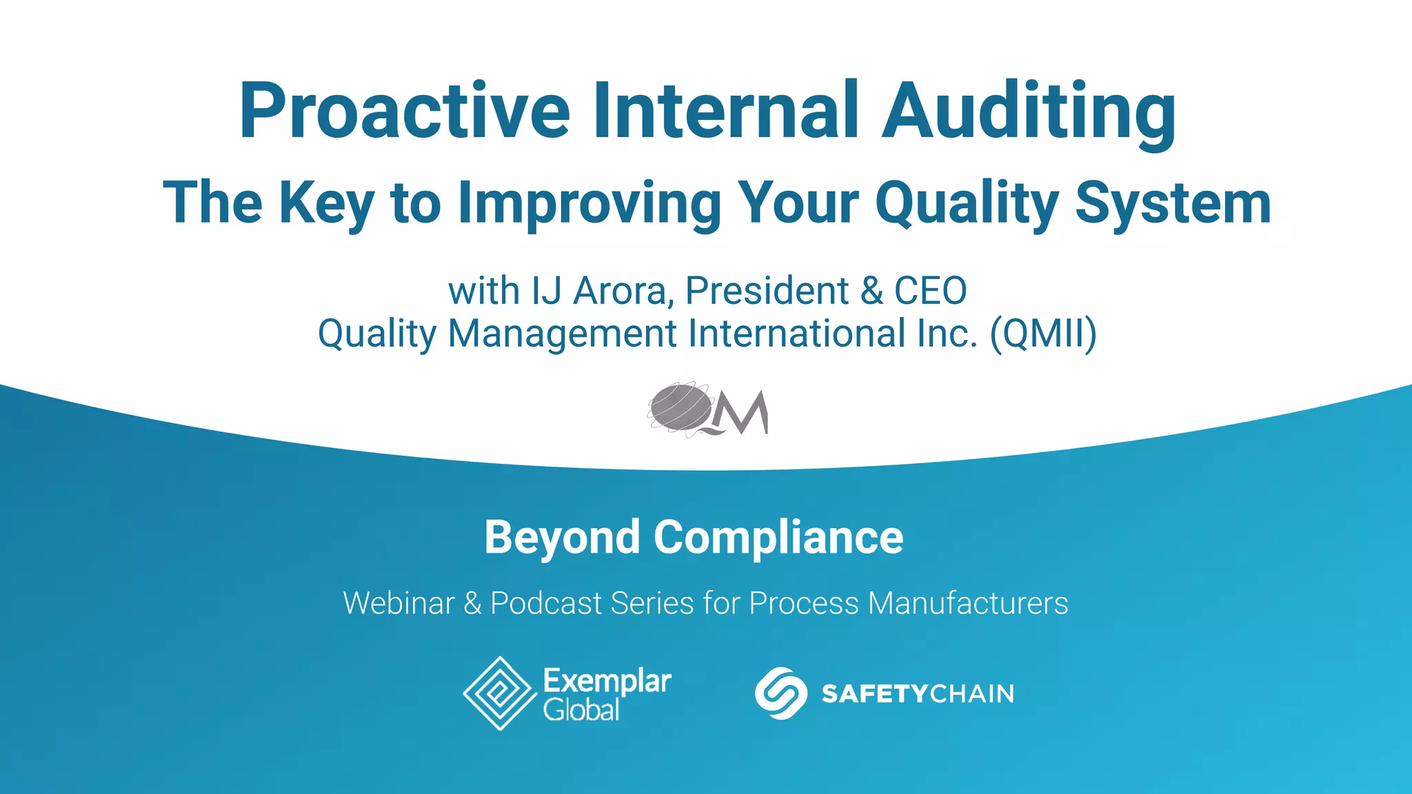 Proactive Internal Auditing -- The Key to Improving Your Quality System ...