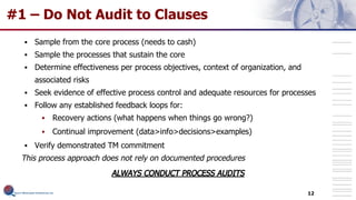 Proactive Internal Auditing -- The Key to Improving Your Quality System ...