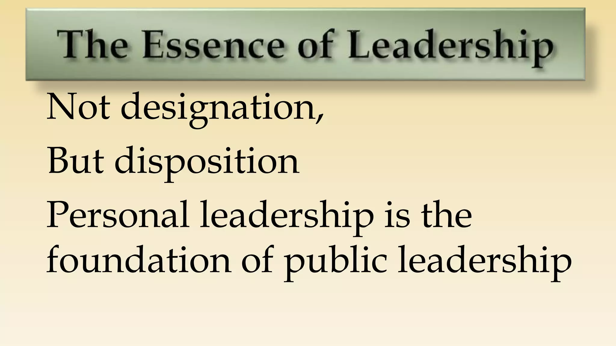 Proactive leadership | PPTX