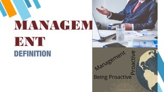 Proactive management skill | PPT