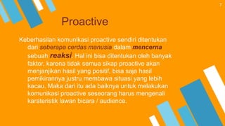 Proactive management skill | PPT