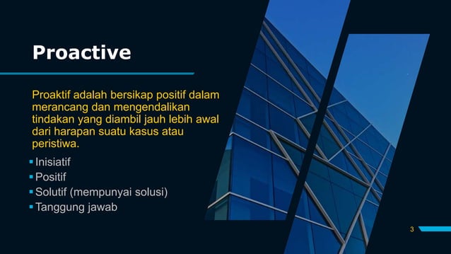 Proactive management skill ikhwanudin | PPT
