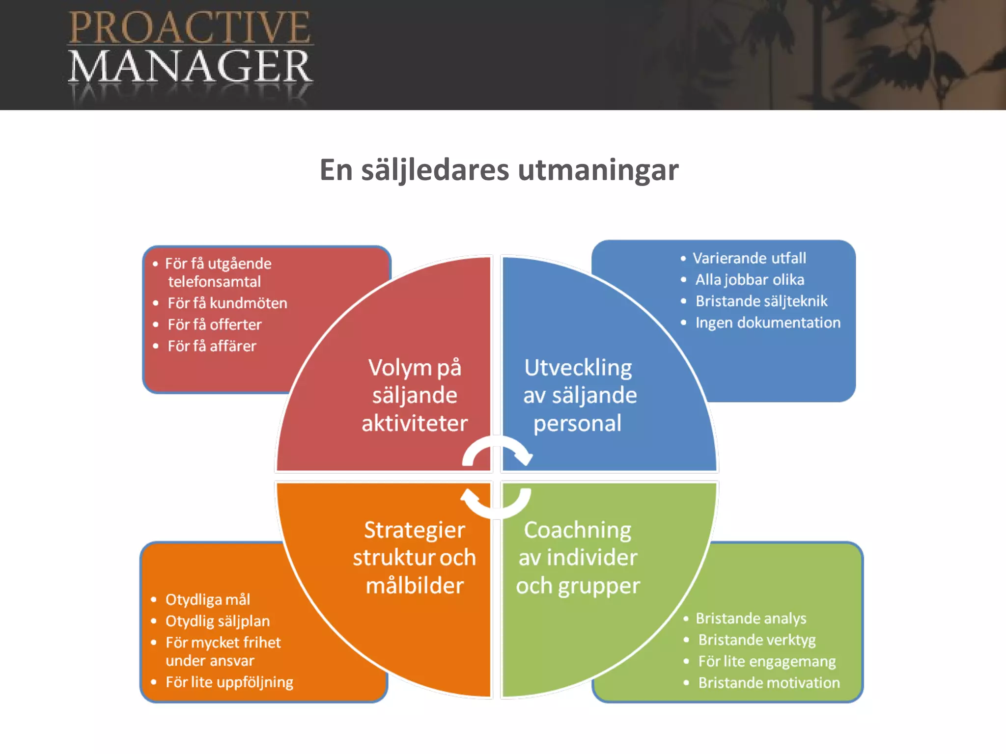 Proactive Manager Presentation | PPT | Business | Business and Finance