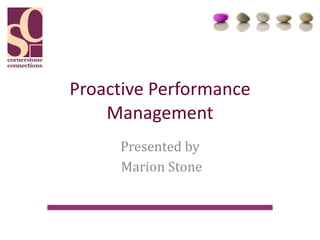 Proactive Performance Management | PPT
