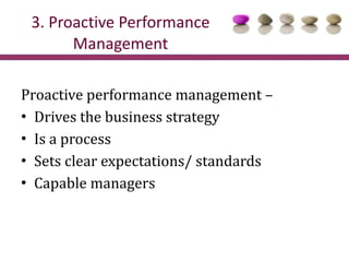 Proactive Performance Management | PPT