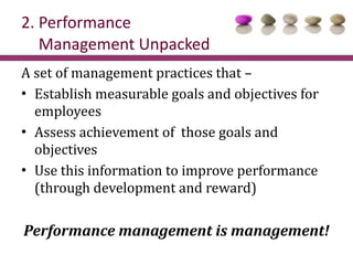 Proactive Performance Management | PPT