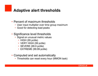 Proactive performance monitoring with adaptive thresholds | PPT