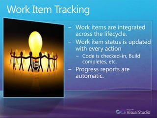 Proactive project management_with_microsoft_visual_studio_2010 | PPT