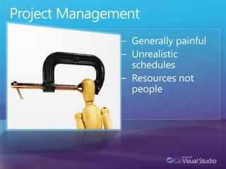 Proactive project management_with_microsoft_visual_studio_2010 | PPT