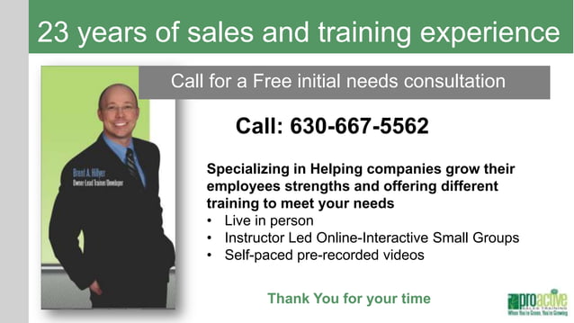Proactive Selling Presentation | PPTX