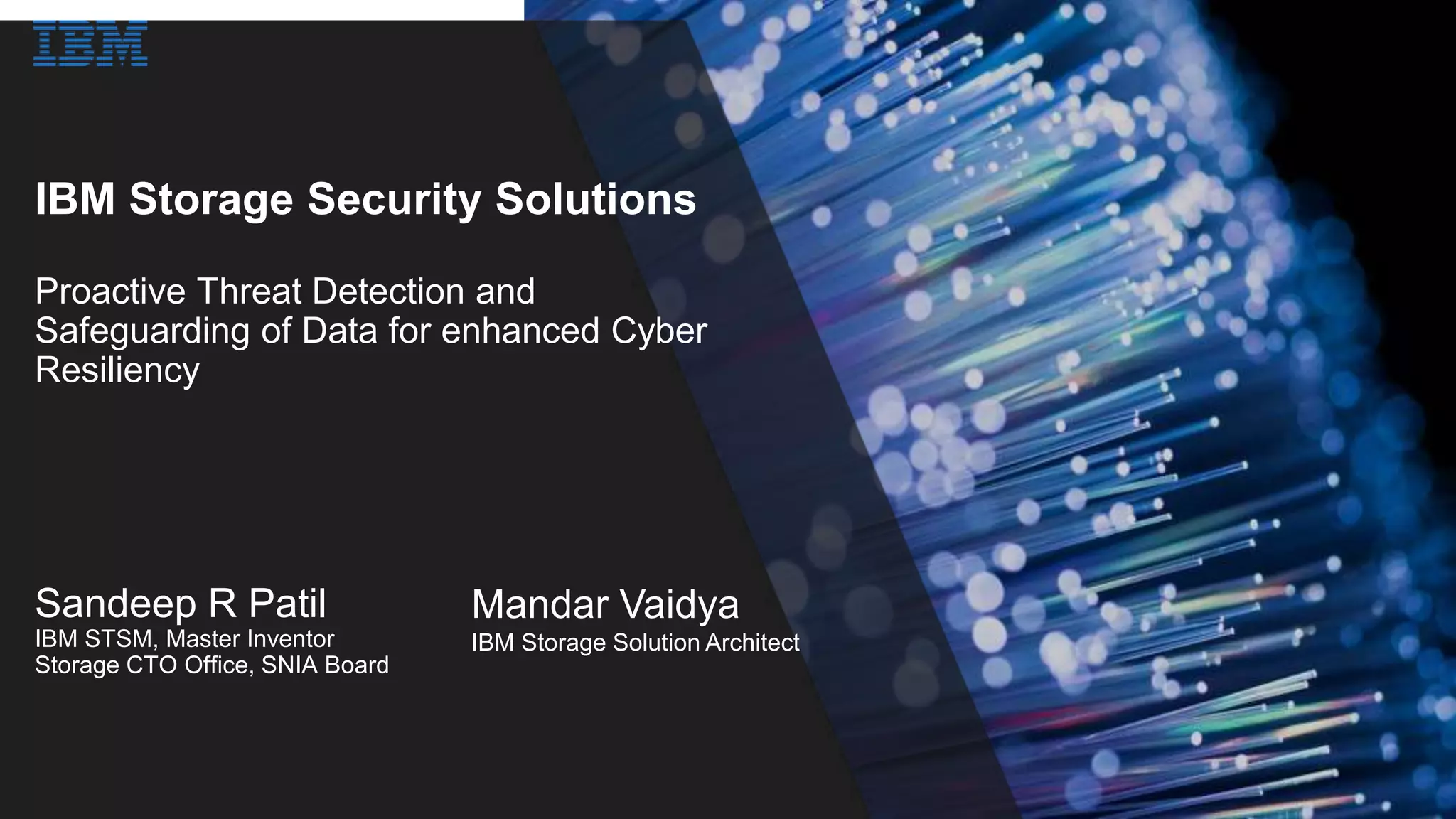 Proactive Threat Detection And Safeguarding Of Data For Enhanced Cyber Resiliency Ppt