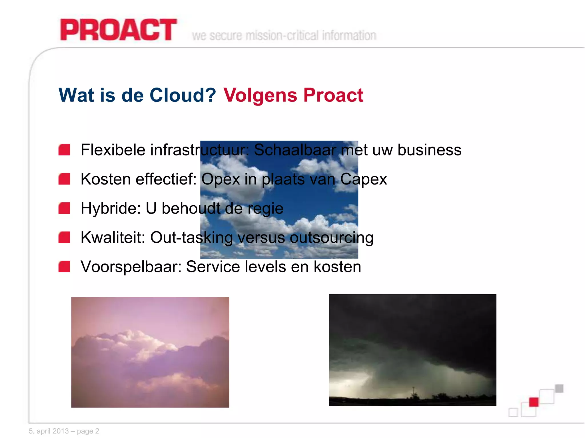 Proact Managed Cloud Services | PPTX
