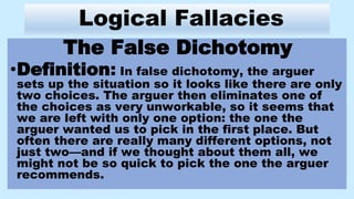 Proaganda techniques false dichotomy by dean berry (2) | PPTX