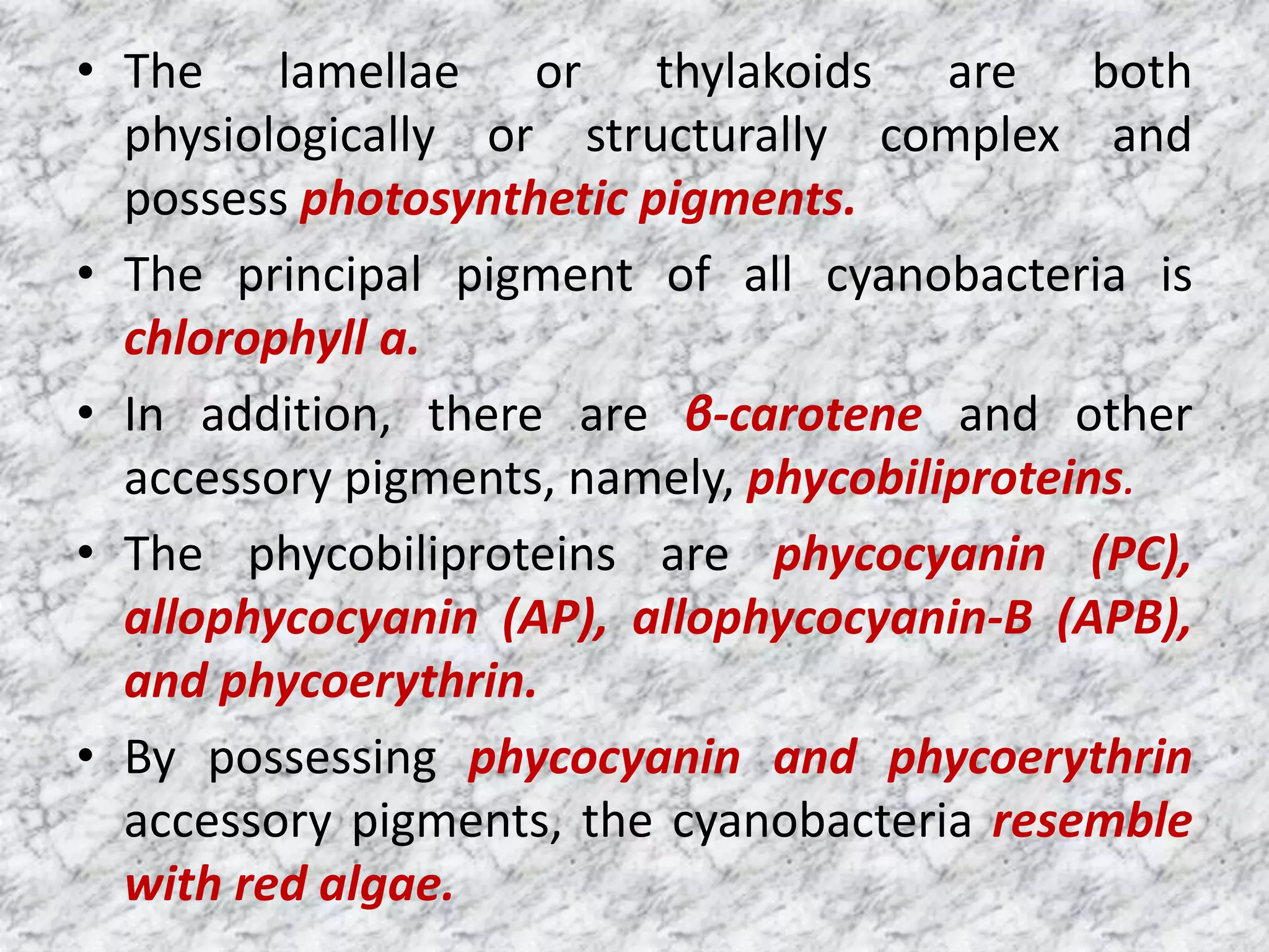 Prokaryotic and Eukaryotic Algal cell structure | PPTX