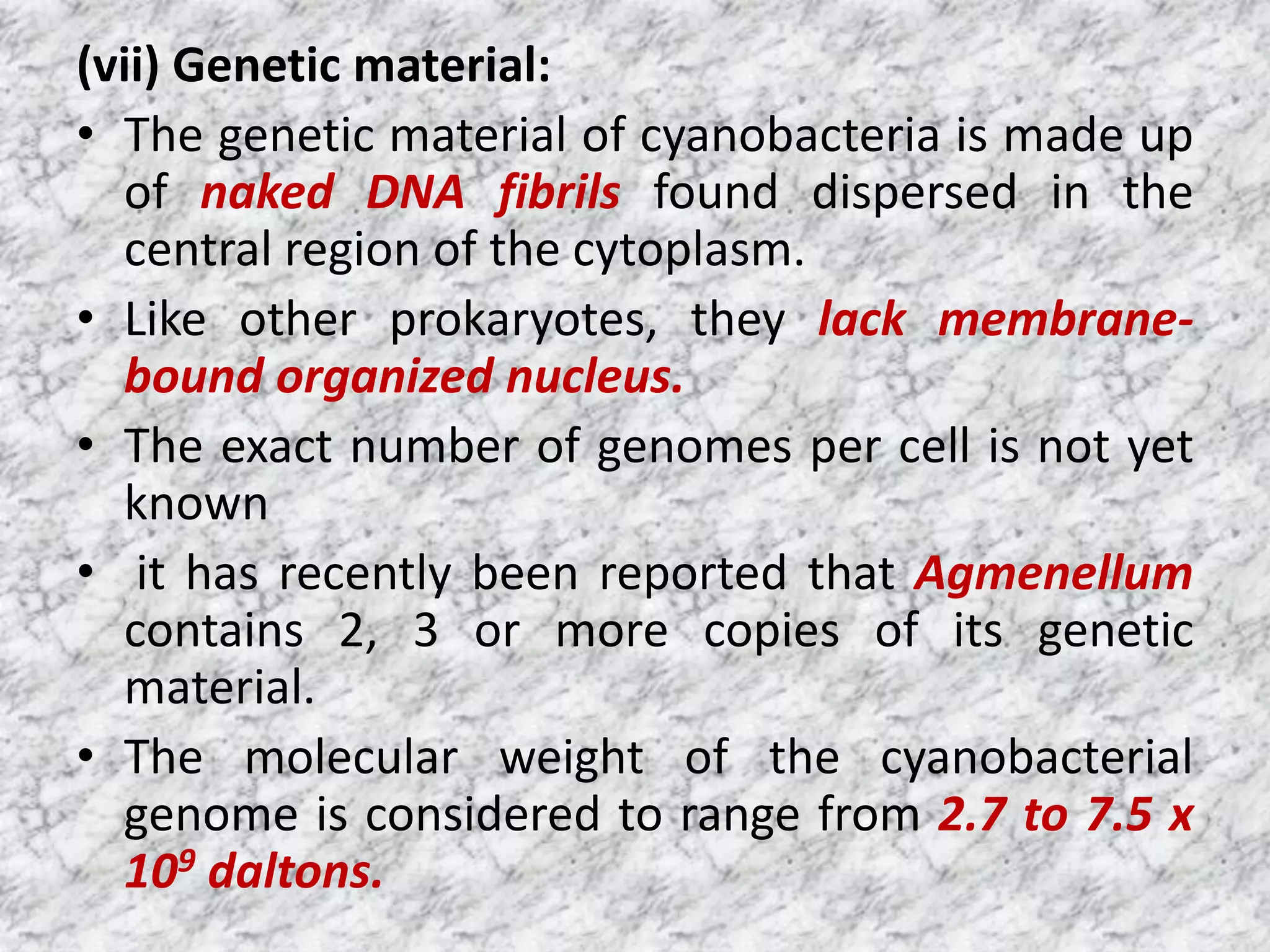 Prokaryotic and Eukaryotic Algal cell structure | PPTX