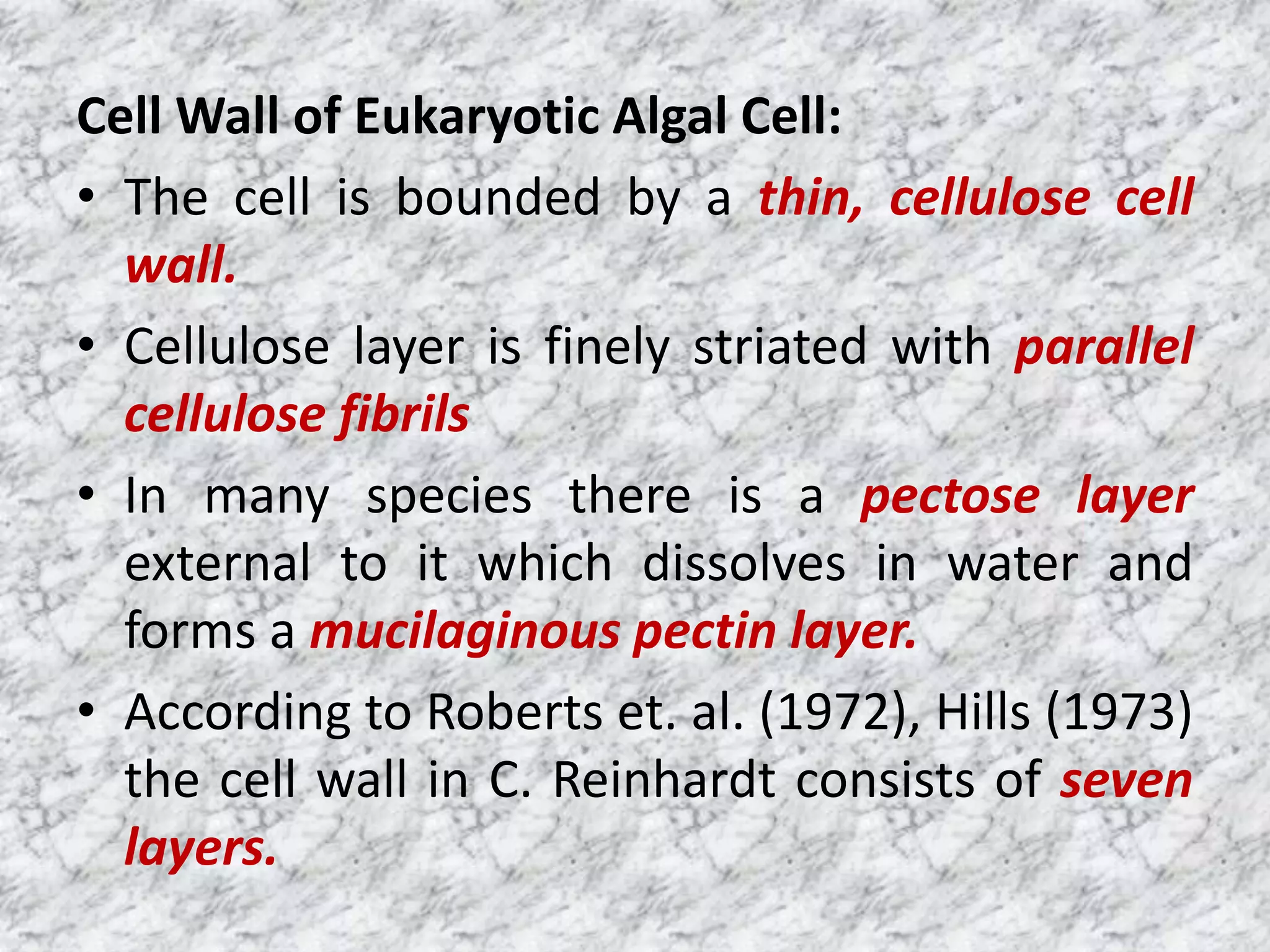 Prokaryotic and Eukaryotic Algal cell structure | PPTX