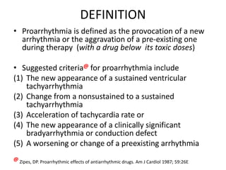 Proarrhythmia | PPTX