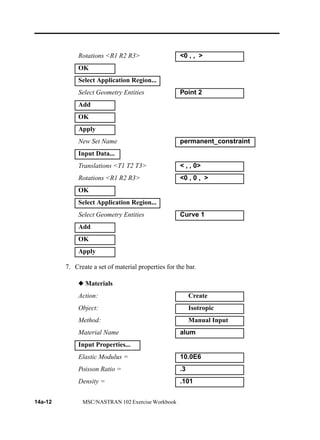 Modal Analysis of a Beam using Ansys Tool | PDF
